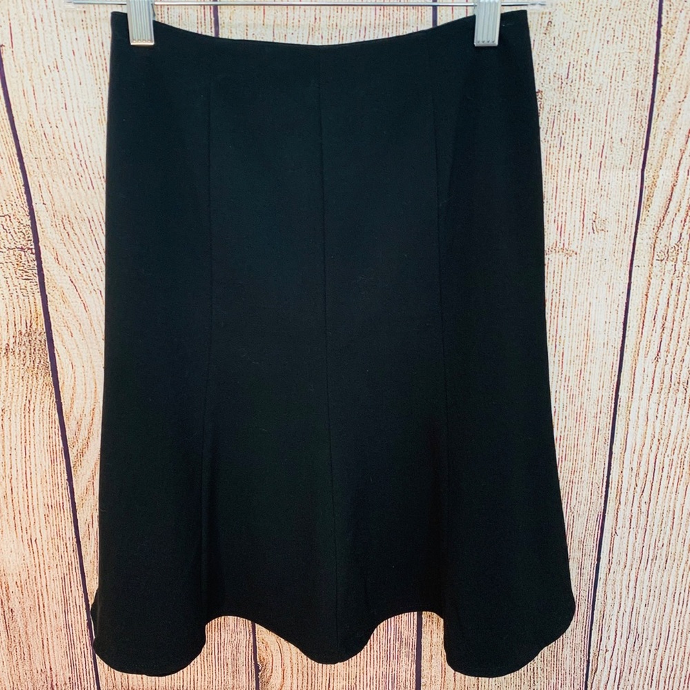 Juniors Iz Byer California Black Aline Midi Skirt - Gem